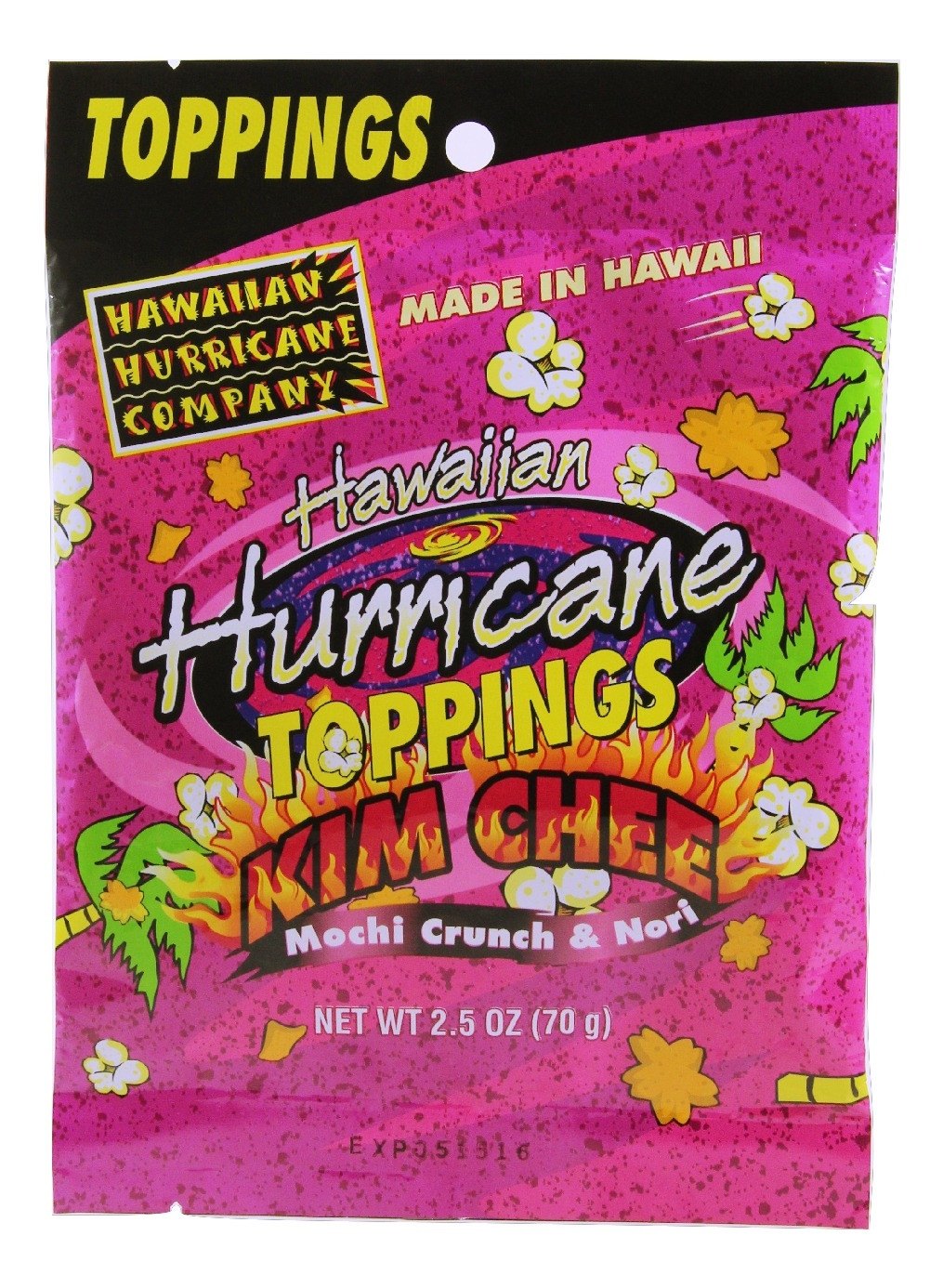 Kim Chee Hurricane - Toppings Single | Hawaiian Hurricane Popcorn